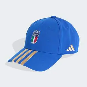 Adidas Italy Soccer Cap - Bold Blue / Hazy Beige
