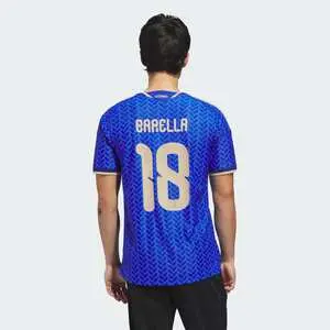 Adidas Italy 26 Home Barella Authentic Jersey - Bold Blue / Soccr-ity-2w9