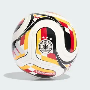 Adidas Trionda Germany Home Club Ball - White / Team Power Red 2 / Collegiate Gold / Black