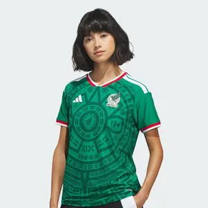 Adidas Mexico 26 Home Authentic Jersey - Bold Green