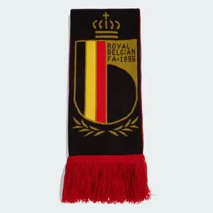 Adidas Belgium 26 Scarf - Power Red / Black / Bold Gold