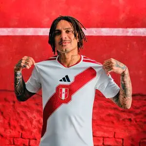 Adidas Peru 26 Home Authentic Jersey - White