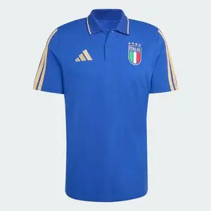 Adidas Italy Dna Polo Shirt Blue