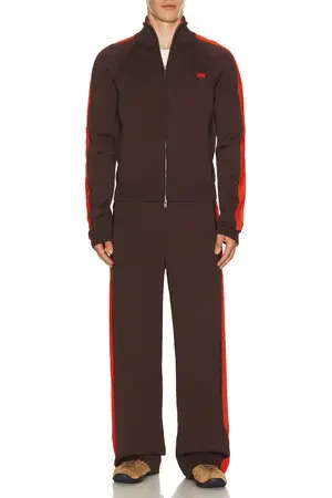 WALES BONNER Tide Track Pant - Brown