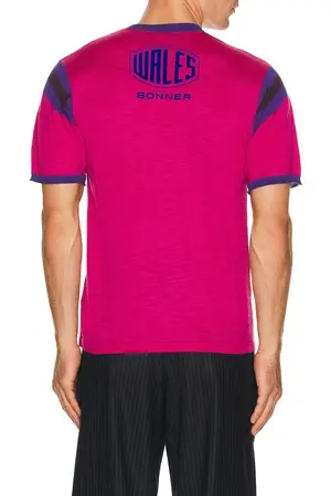 WALES BONNER Soul Tee - Magenta