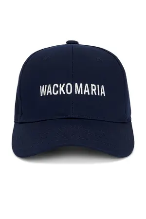 WACKO MARIA 6 Panel Cap - Navy