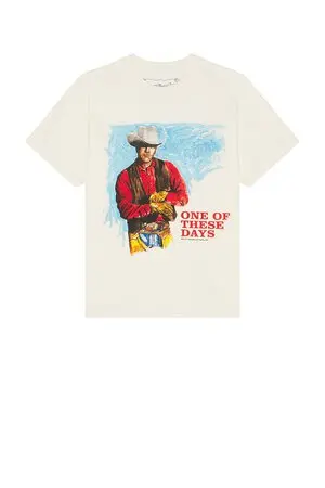 ONE OF THESE DAYS Heaven Can Wait Tee In White