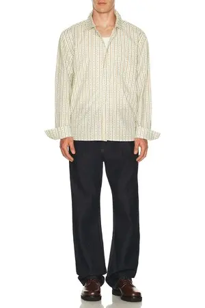 PERCIVAL Binding Oversized Pearce Shirt In White