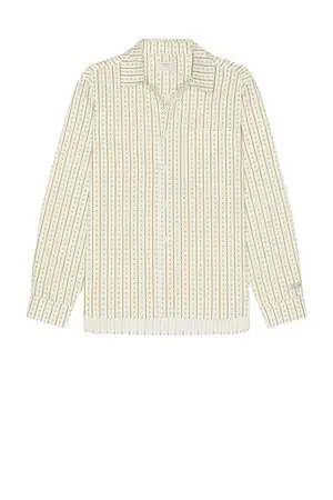 PERCIVAL Binding Oversized Pearce Shirt In White
