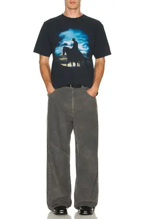 ONE OF THESE DAYS Harvest Moon Tee In Black - Washed Black