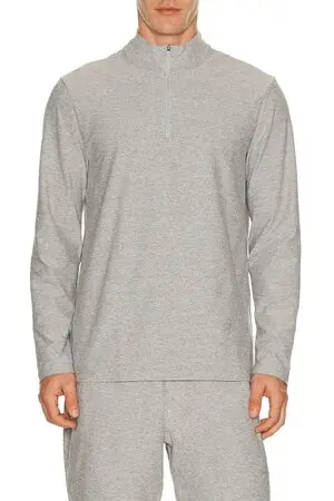 Beyond Yoga Spacedye Terrain Quarter Zip Pullover - Silver Mist