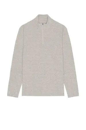 Beyond Yoga Spacedye Terrain Quarter Zip Pullover - Silver Mist