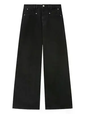 Isabel Marant Étoile Lemony Pocket Jeans - Black