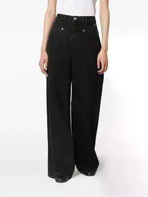 Isabel Marant Étoile Lemony Pocket Jeans - Black