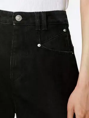 Isabel Marant Étoile Lemony Pocket Jeans - Black