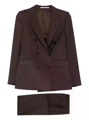 Tagliatore Double-breasted Blazer - Brown