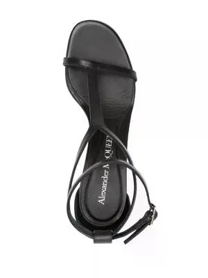 Alexander McQueen Harness Leather Sandals