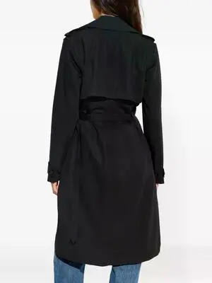 Burberry Wool Twill Midi Wrap Dress