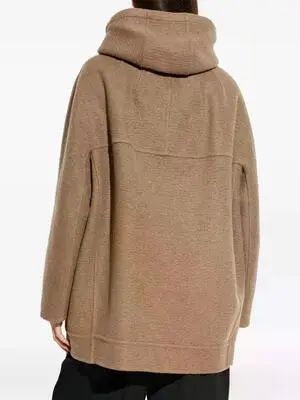 Max Mara Gradi Zip-up Coat With Hood