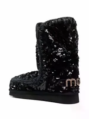 Mou Eskimo 24 Velvet Sequin Boots