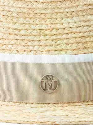 MAISON MICHEL André Ribbon Detailed Fedora Hat