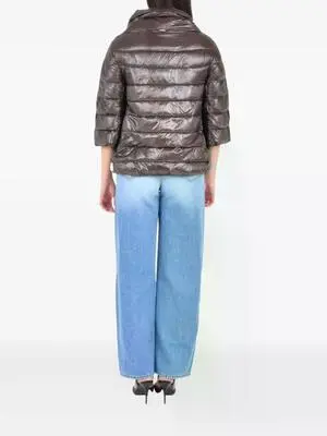Herno Aminta Funnel-neck Jacket - Brown