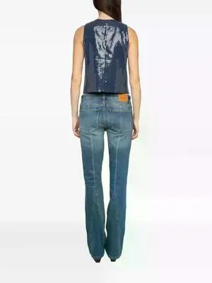 Zadig&Voltaire Sequin Embellished V-neck Waistcoat - Blue