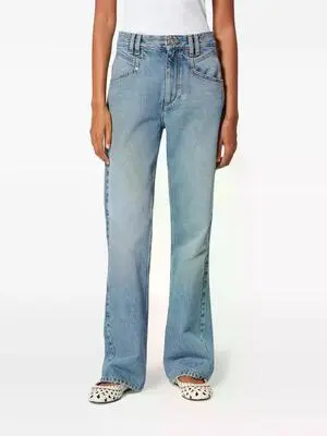 Isabel Marant Étoile Belvia Pocket Flared Jeans