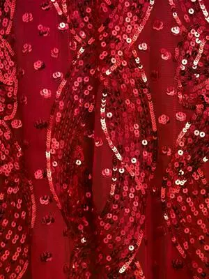 NEEDLE & THREAD Sequin-embellished Midi Dress