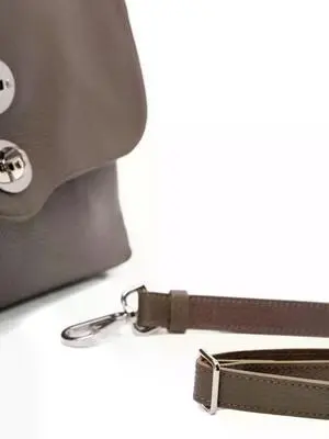 ZANELLATO Medium Postina Studded Tote Bag - Grey