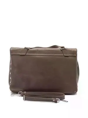 ZANELLATO Medium Postina Studded Tote Bag - Grey