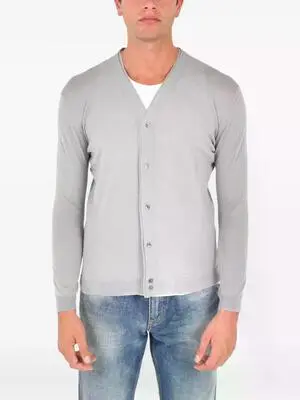 LOW BRAND Buttoned Cardigan With V-neck