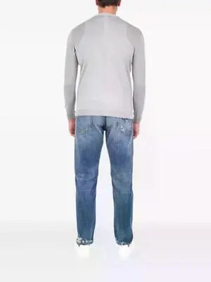 LOW BRAND Buttoned Cardigan With V-neck