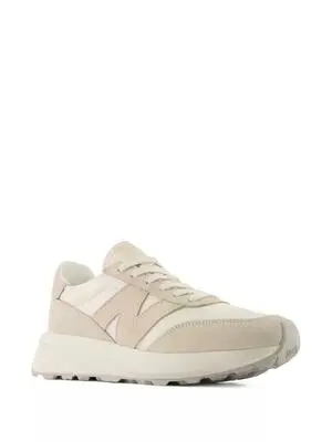 NEW BALANCE 370 Suede Panelled Sneakers