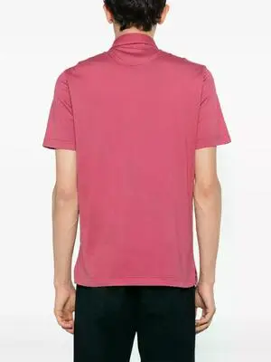 Fedeli Zero Jersey Polo Shirt - Red