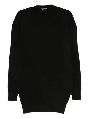 TOM FORD Round-neck Cashmere Mini Dress