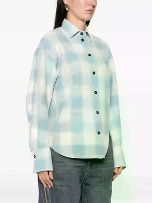 Attico Eliza Checked Shirt