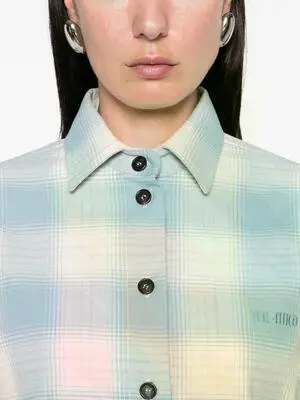 Attico Eliza Checked Shirt
