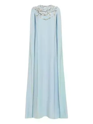 Oscar De La Renta Crystal-embellished Gown