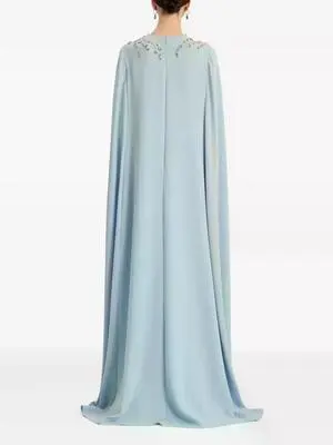 Oscar De La Renta Crystal-embellished Gown