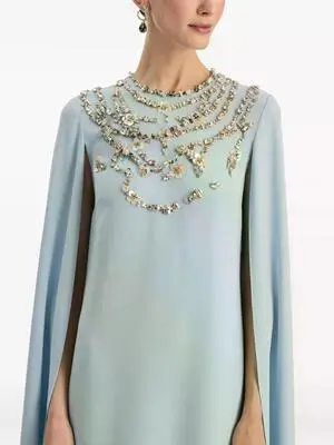 Oscar De La Renta Crystal-embellished Gown