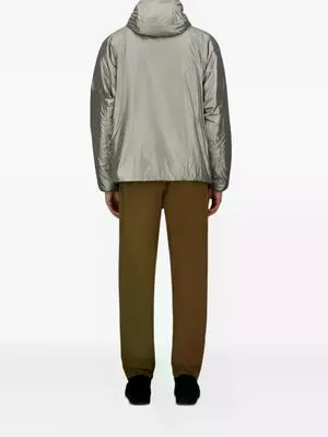 Herno Hooded Metallic Jacket - Silver