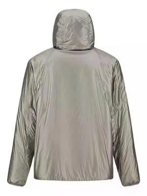 Herno Hooded Metallic Jacket - Silver