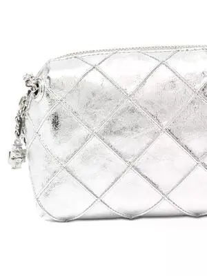 Tory Burch Fleming Crossbody Bag - Silver