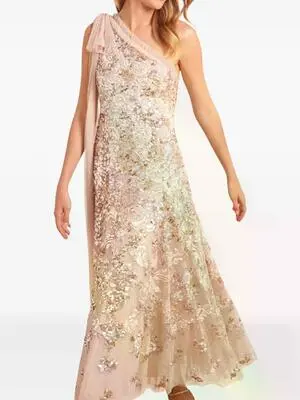 NEEDLE & THREAD One-shoulder Midi Dress