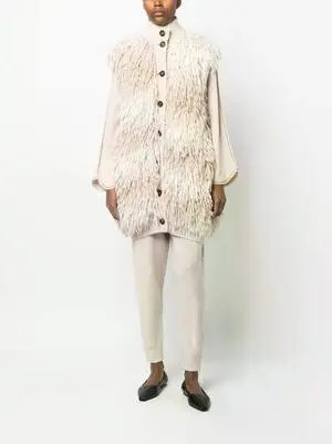 Brunello Cucinelli Fringed Knit Vest