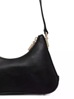 Guess Logo-plaque Shoulder Bag - Black