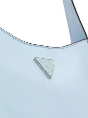 Guess Arnela Triangle-logo Tote Bag - Blue