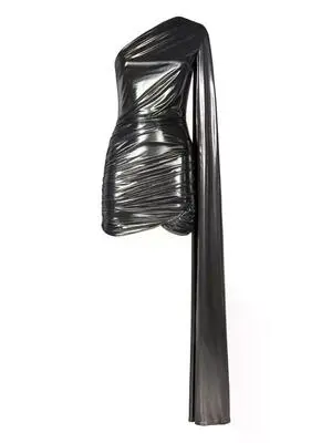 ROOM76 One-shoulder Draped Mini Dress