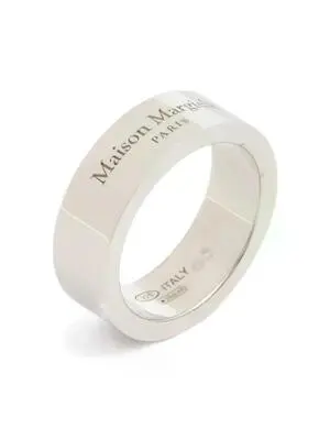 MAISON MARGIELA Logo-engraved Band Ring